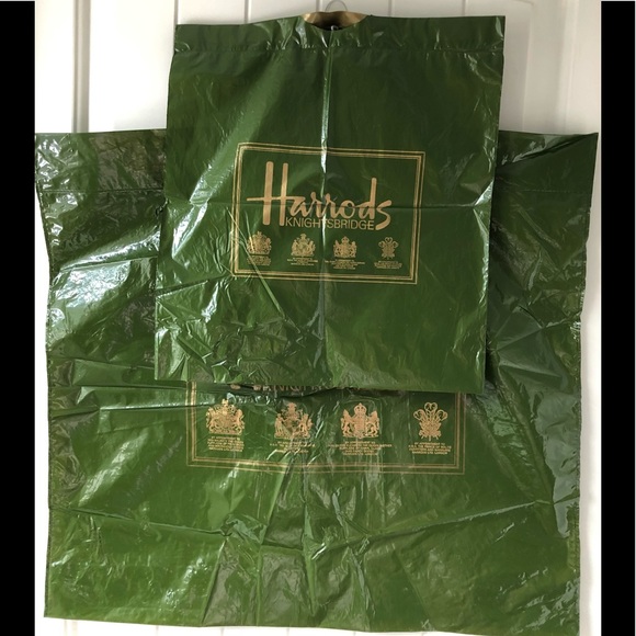 Harrods | Bags | Harrods Knightsbridge Vintage Shopping Bag Set | Poshmark